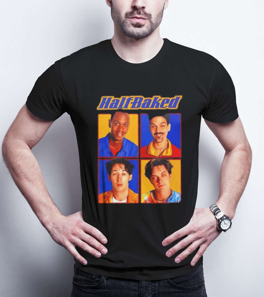 Half Baked Movie Characters Block T-Shirt