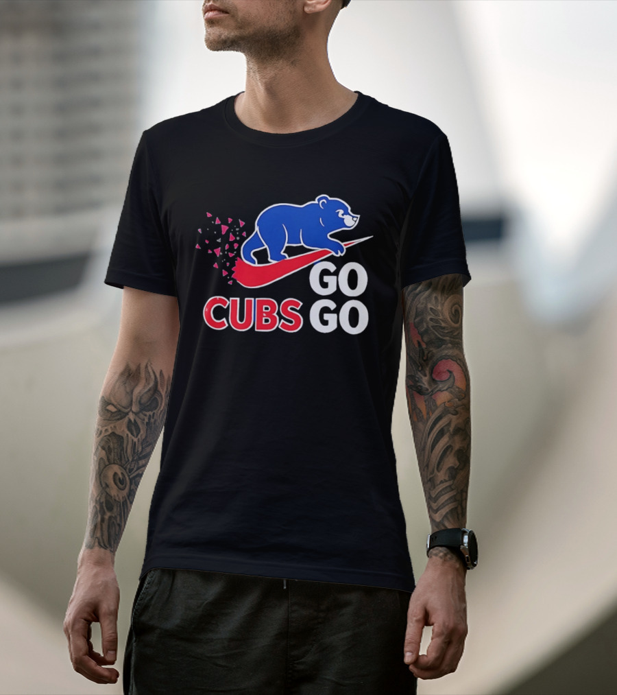 Chicago Cubs Bear Go Go MLB Baseball T-Shirt