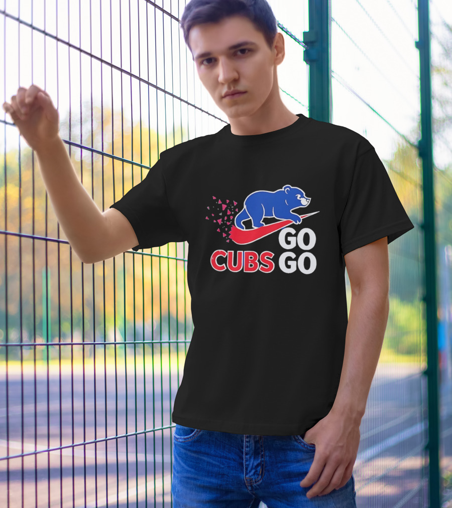 Chicago Cubs Bear Go Go MLB Baseball T-Shirt
