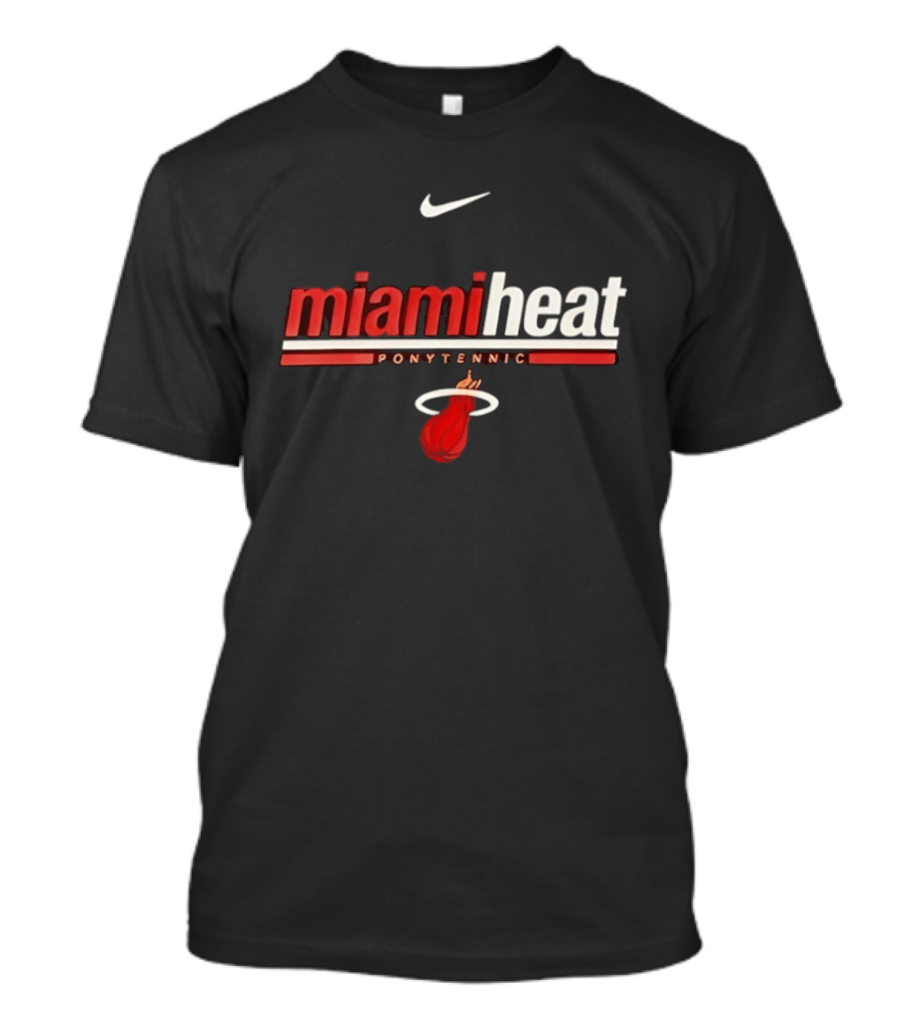 Nike Miami Heat Shaquille O Neal Ponytennis NBA T-Shirt