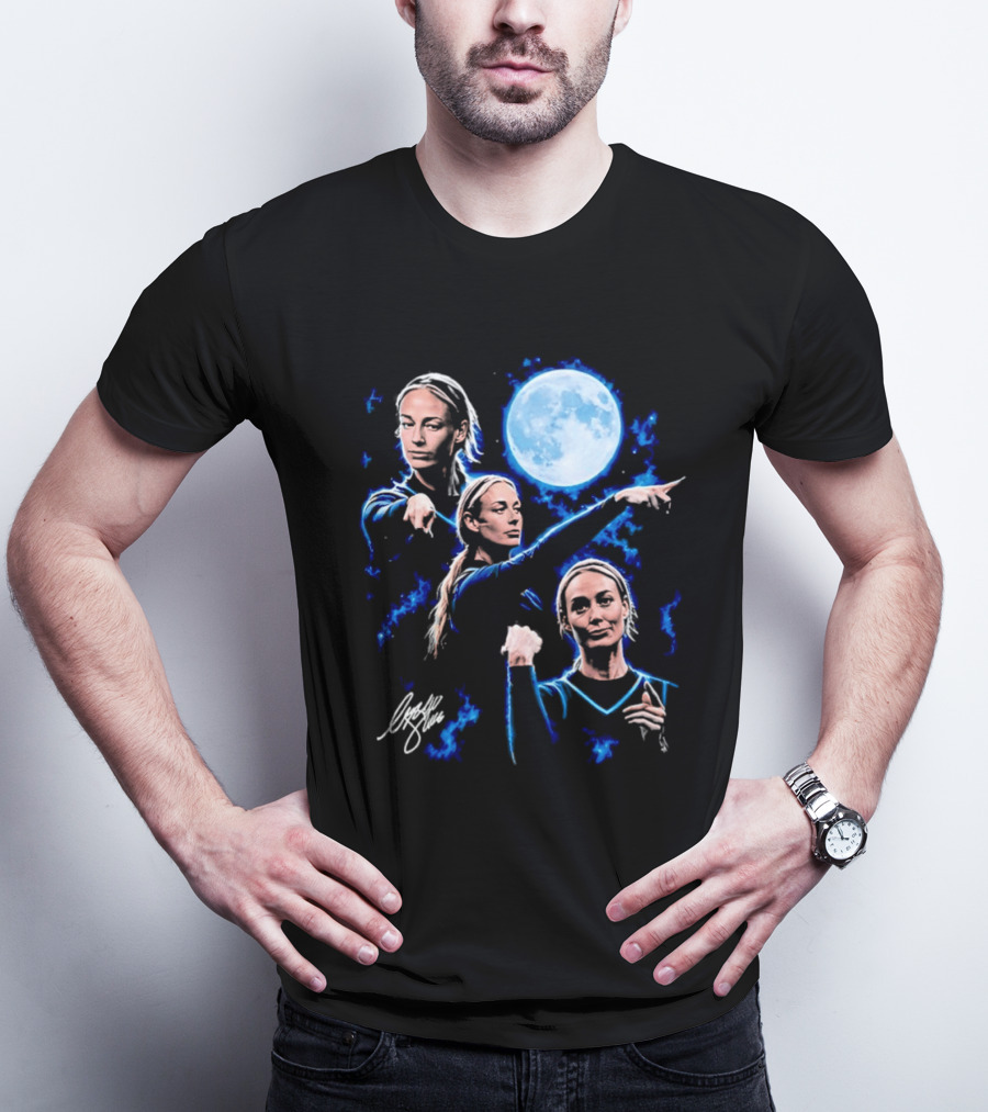 Sophie Cunningham Pointing Wolves Full Moon Iconic Gesture T-Shirt