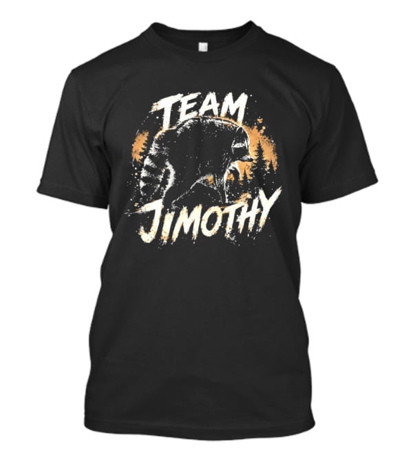 Team Jimothy Distressed Raccoon T-Shirt