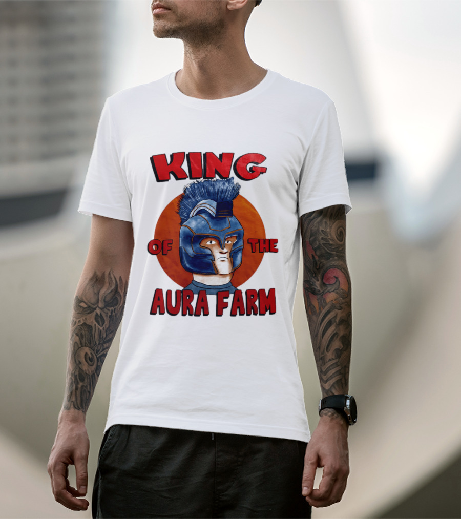 King Of The Aura Farm Hank Hill Helmet Warrior T-Shirt