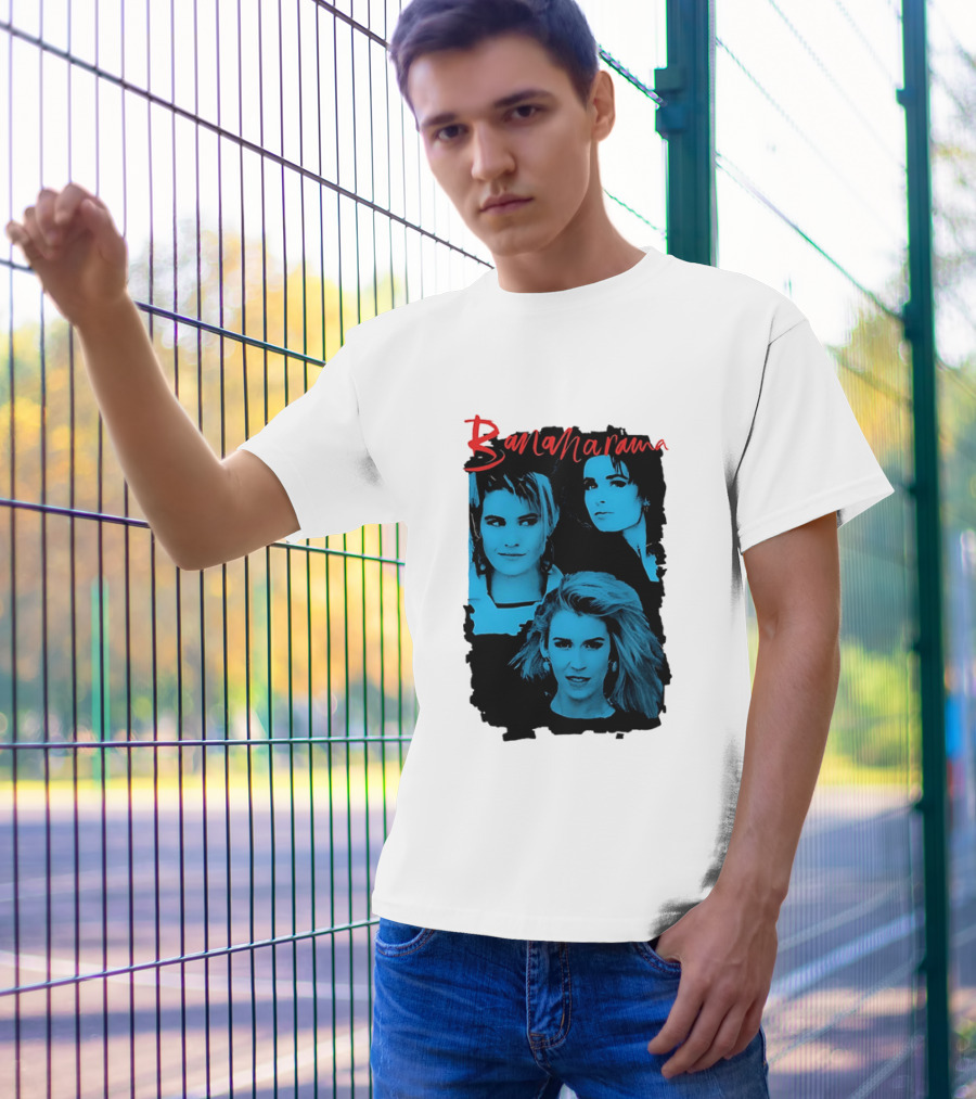 Bananarama True Confessions Album Cover Retro Blue T-Shirt