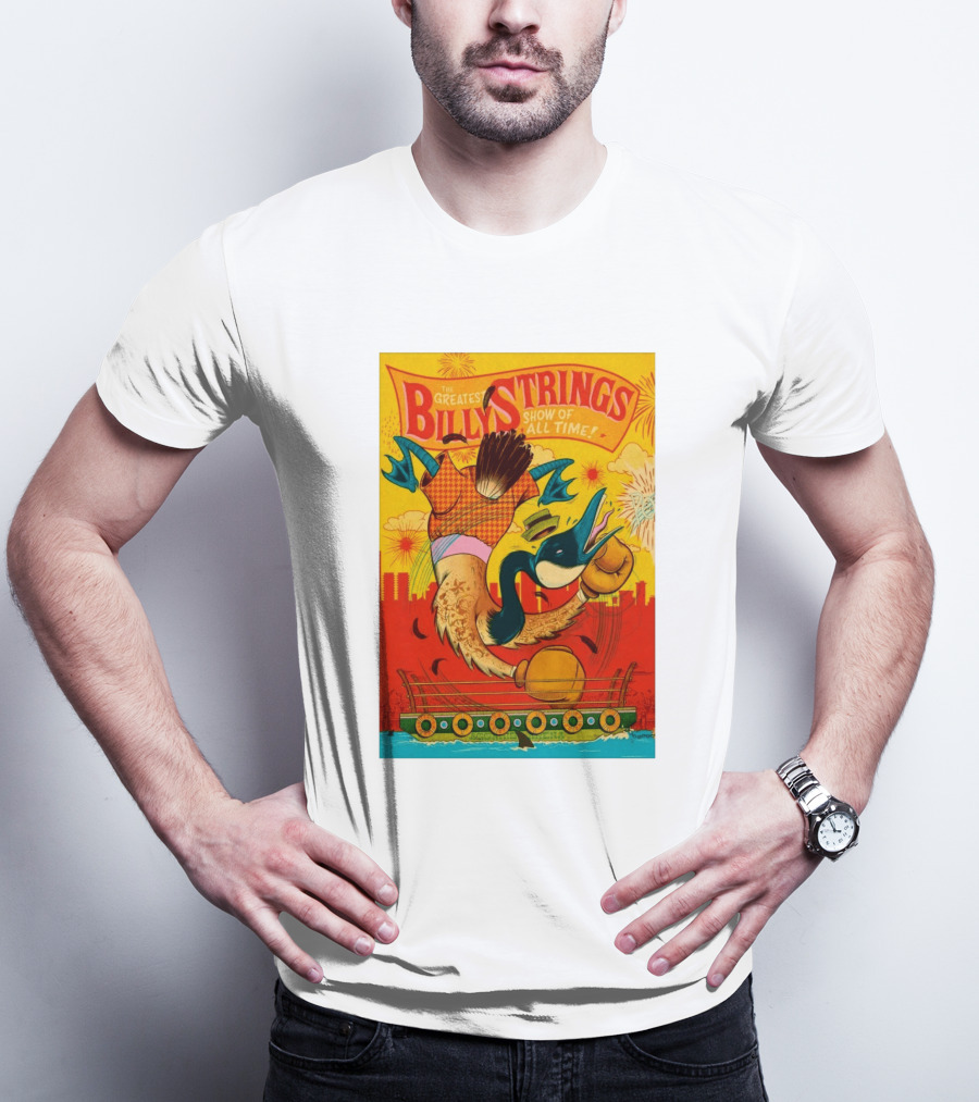 Billy Strings Boston MA July 21 2026 Greatest Show Of All Time Boxing Duck With Gloves T-Shirt