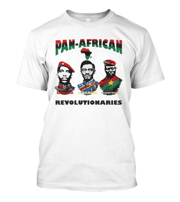 Pan African Revolutionaries Sankara Lumumba Ibrahim Traoré T-Shirt