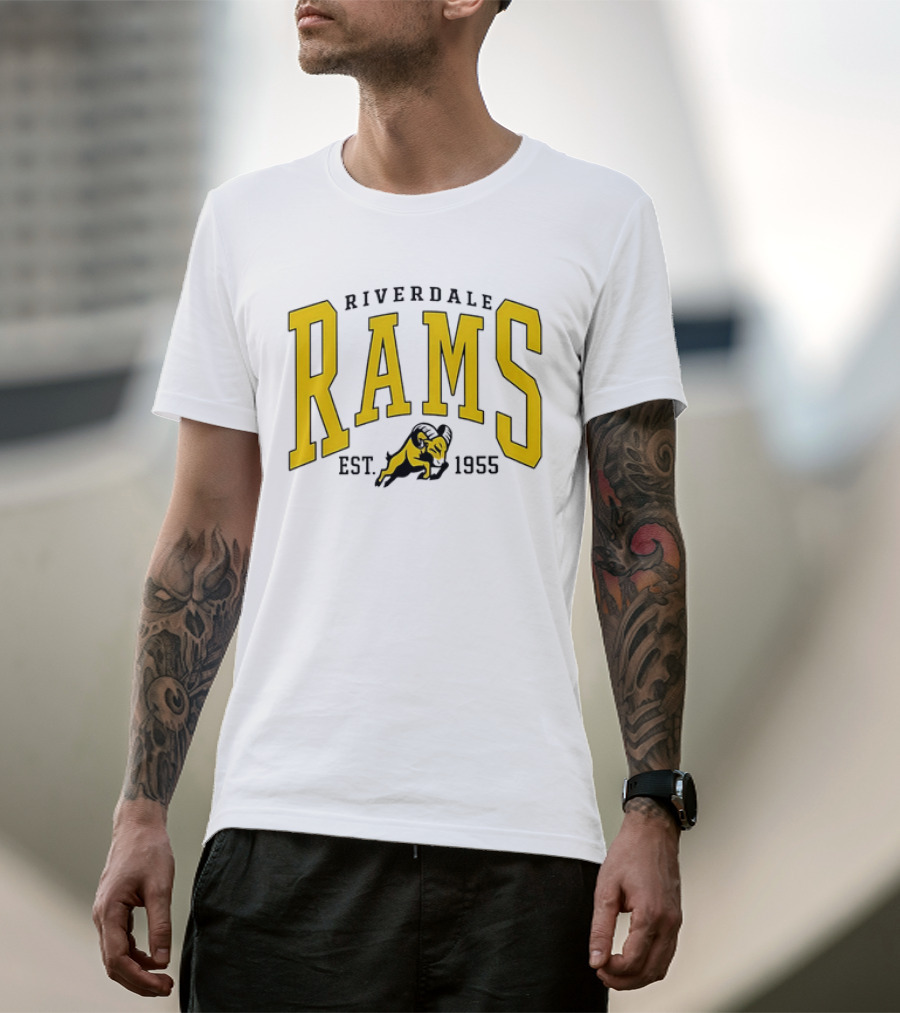 Riverdale Rams Est 1955 Yellow Ram T-Shirt