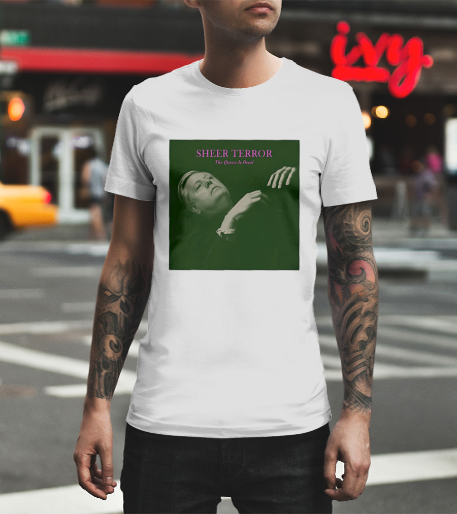 Sheer Terror The Queen Is Dead Punk Album Cover T-Shirt