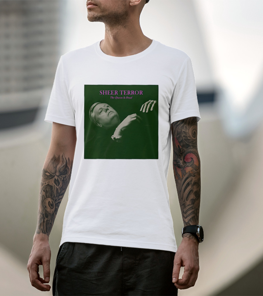 Sheer Terror The Queen Is Dead Punk Album Cover T-Shirt
