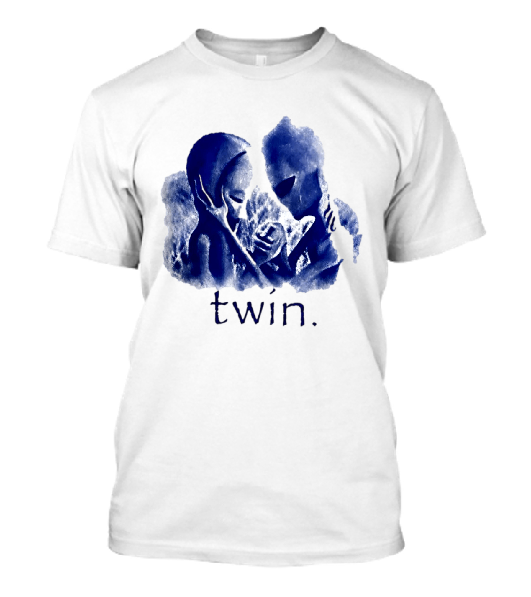 Twin Alien Extraterrestrial Sci Fi Embrace T-Shirt