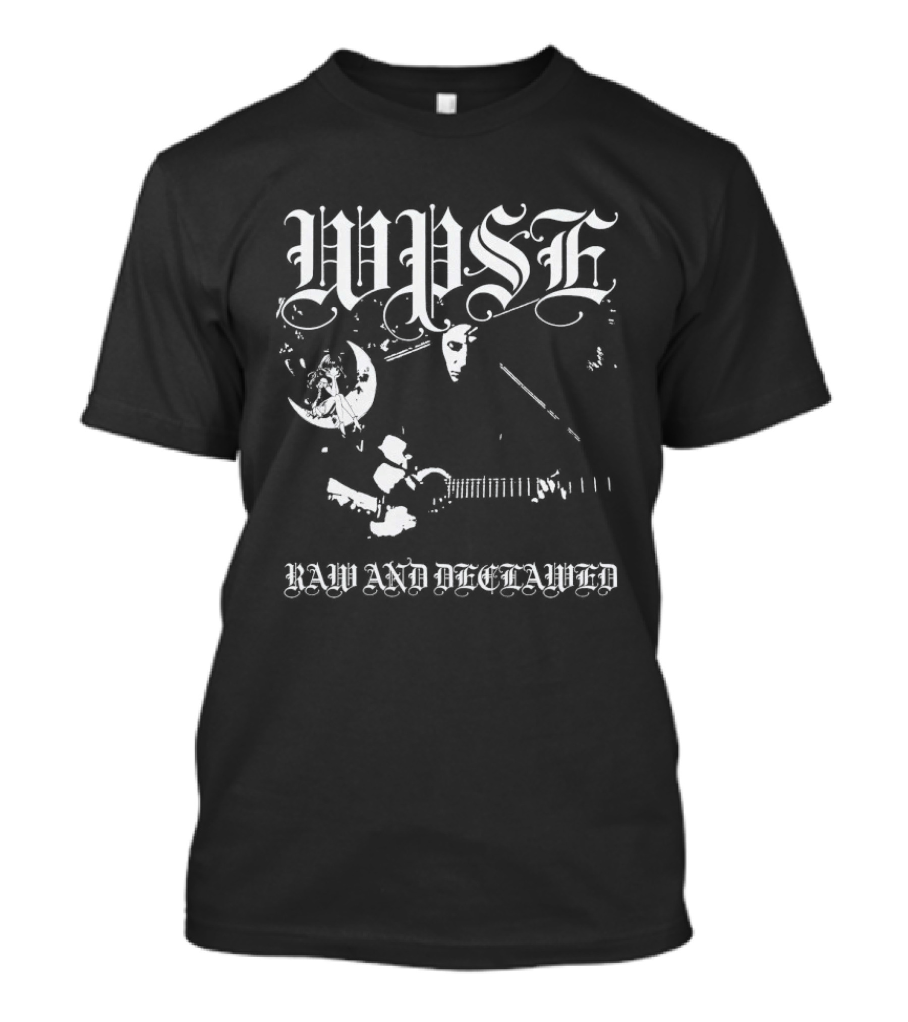 Wicca Phase Springs Eternal WPSG Raw And Declawed Mystical Onlooker Moon T-Shirt