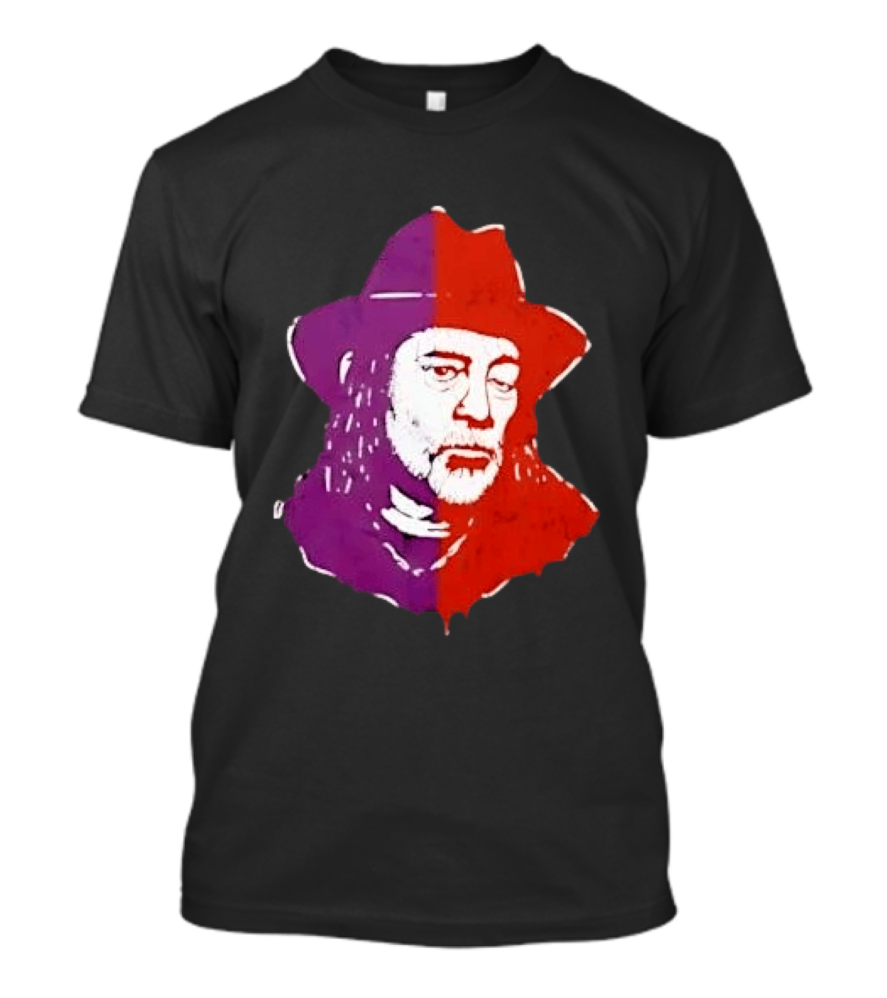 Willie Nelson Face Pop Art Style Cowboy Hat T-Shirt