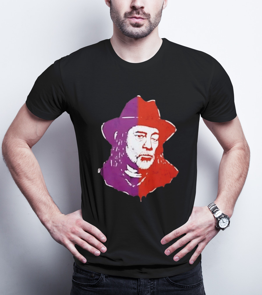 Willie Nelson Face Pop Art Style Cowboy Hat T-Shirt