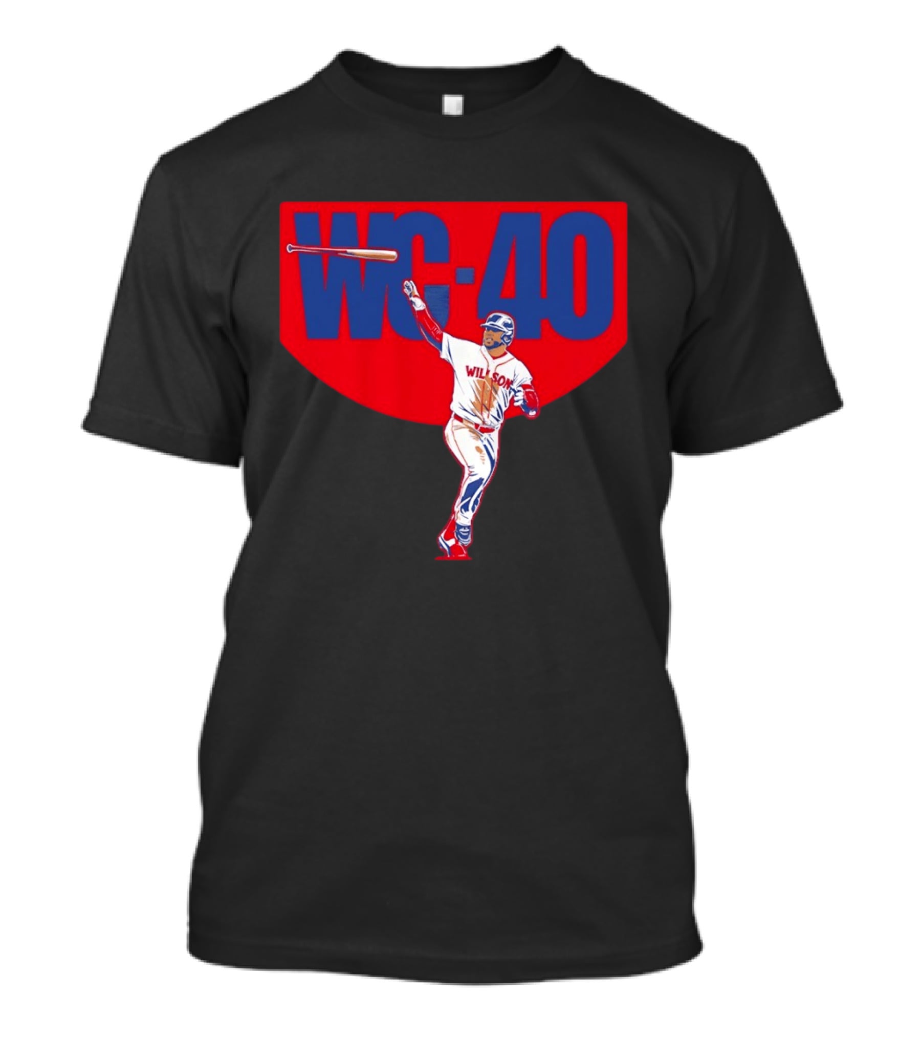 Willson Contreras WC 40 Boston Red Sox Baseball MLB 2026 T-Shirt