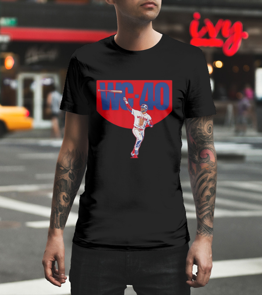 Willson Contreras WC 40 Boston Red Sox Baseball MLB 2026 T-Shirt