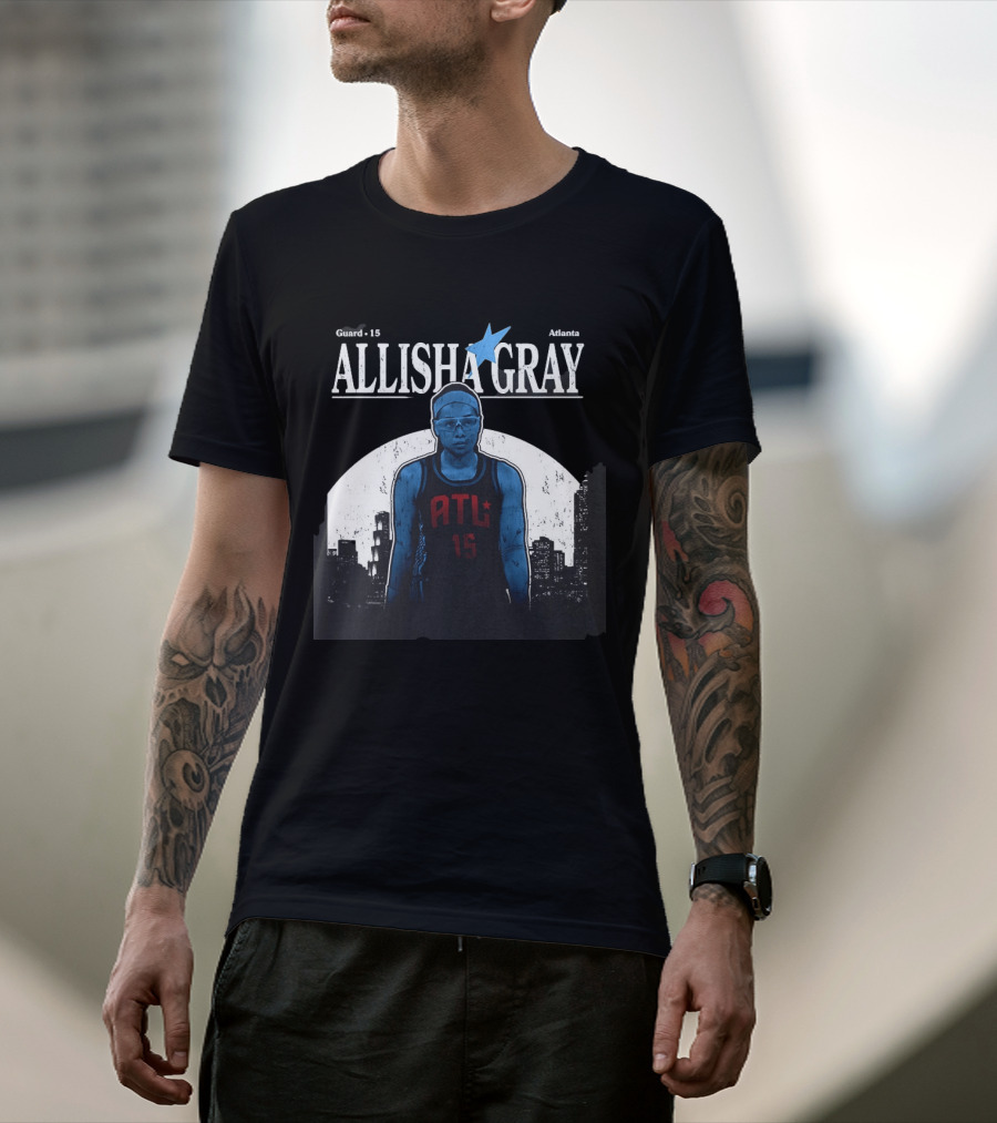 Guard 15 Allisha Gray ATL Atlanta T-Shirt