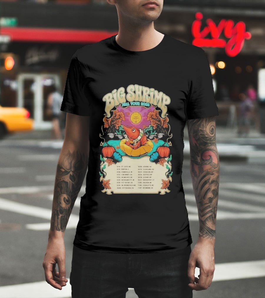 Big Shrimp Fall Tour 2026 Dates T-Shirt