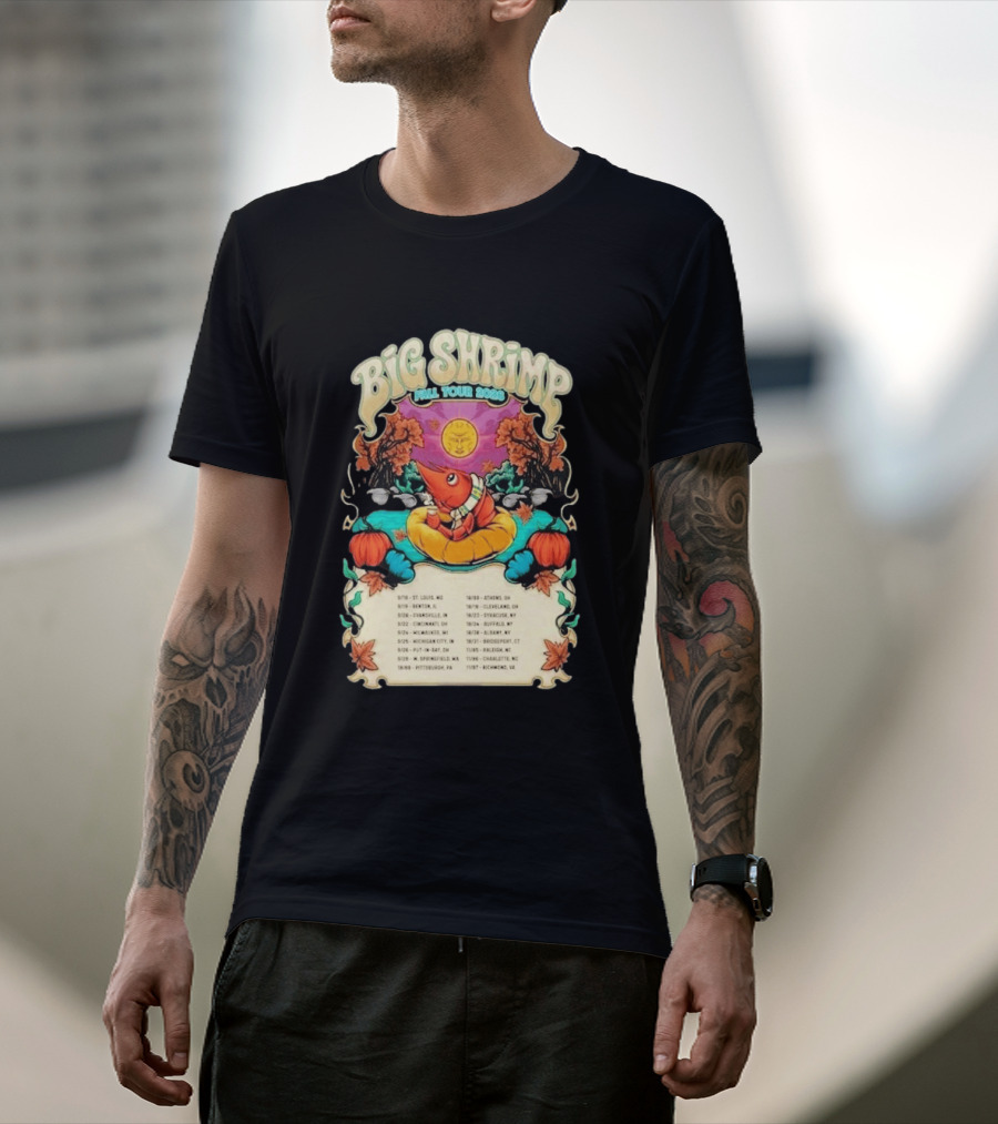 Big Shrimp Fall Tour 2026 Dates T-Shirt