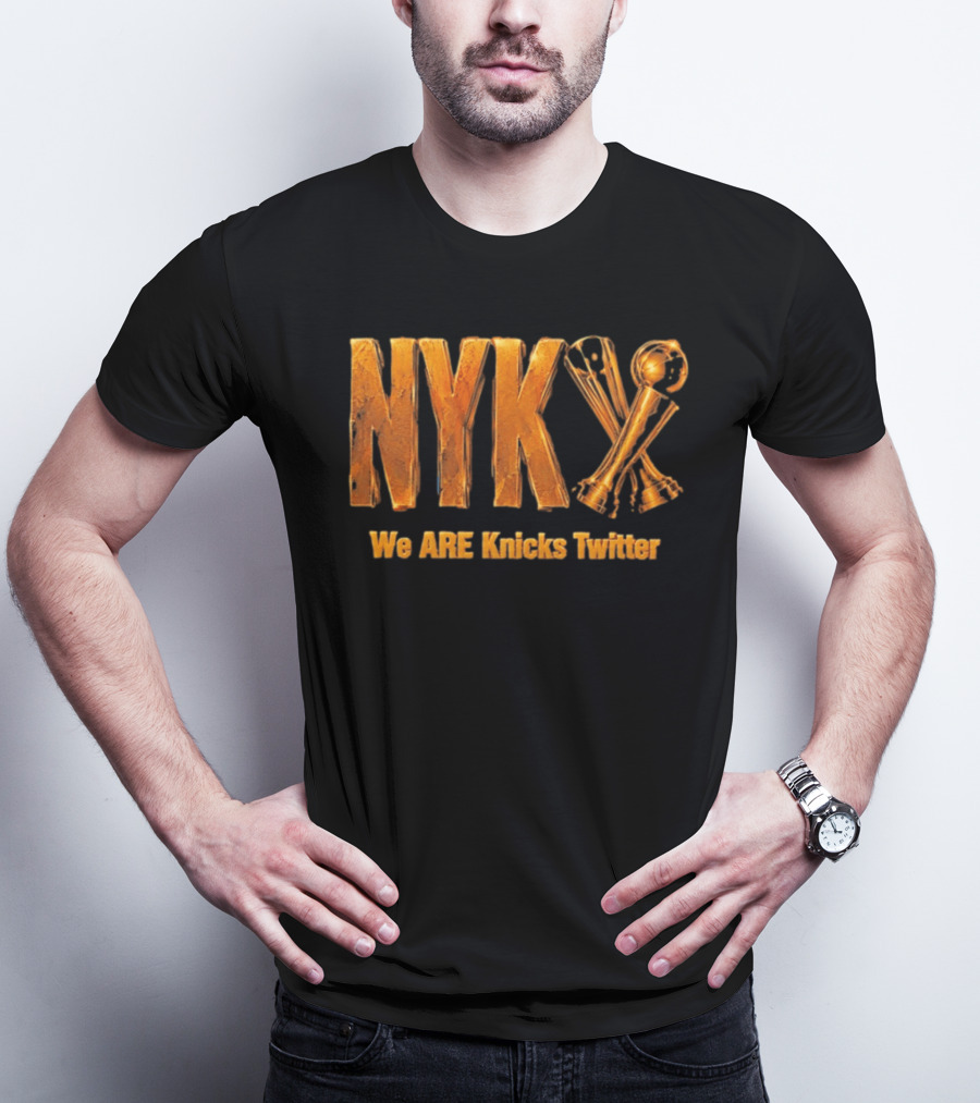 NYK We Are Knicks Twitter Trophy T-Shirt