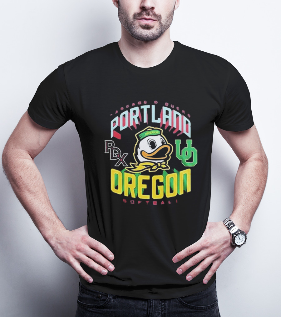 Portland PDX Cascade Ducks Oregon Softball 2026 T-Shirt