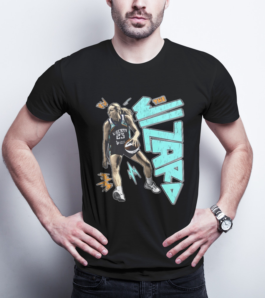 New York Liberty WNBA The Wizard Marine Johannès 23 Basketball T-Shirt