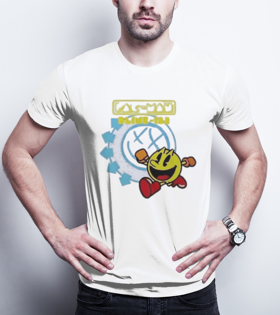 Pac Man Blink 182 Band Crossover Collaborative T-Shirt