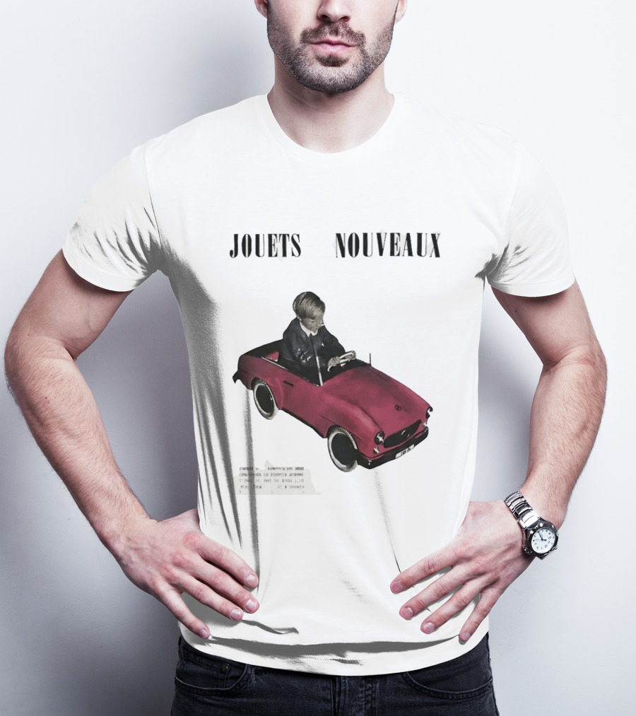 Jouets Nouveaux Vintage Car Child Paris Image T-Shirt