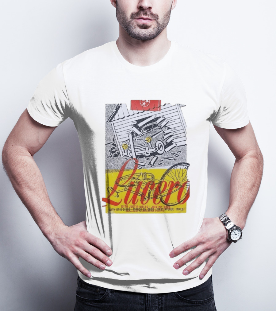 Lucero 20th Anniversary With Justin Wells July 2026 First Avenue MPLS T-Shirt