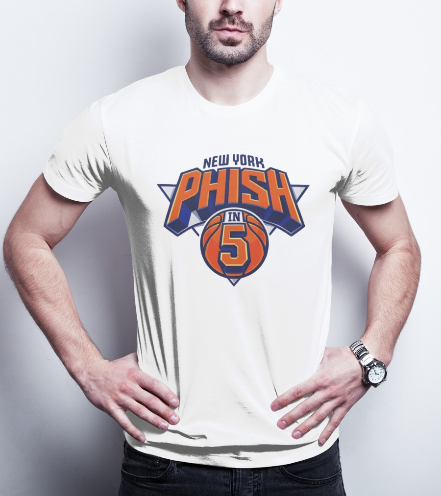New York Phish Basketball Sports In 5 T-Shirt