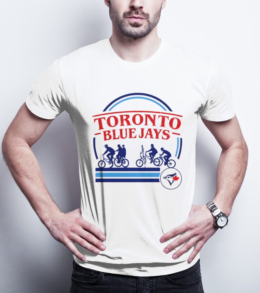 Toronto Blue Jays Stranger Things Bike Crew MLB 2026 T-Shirt