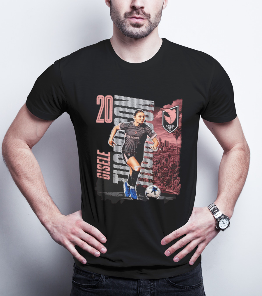 20 Gisele Thompson Angel City FC Soccer Skyline T-Shirt