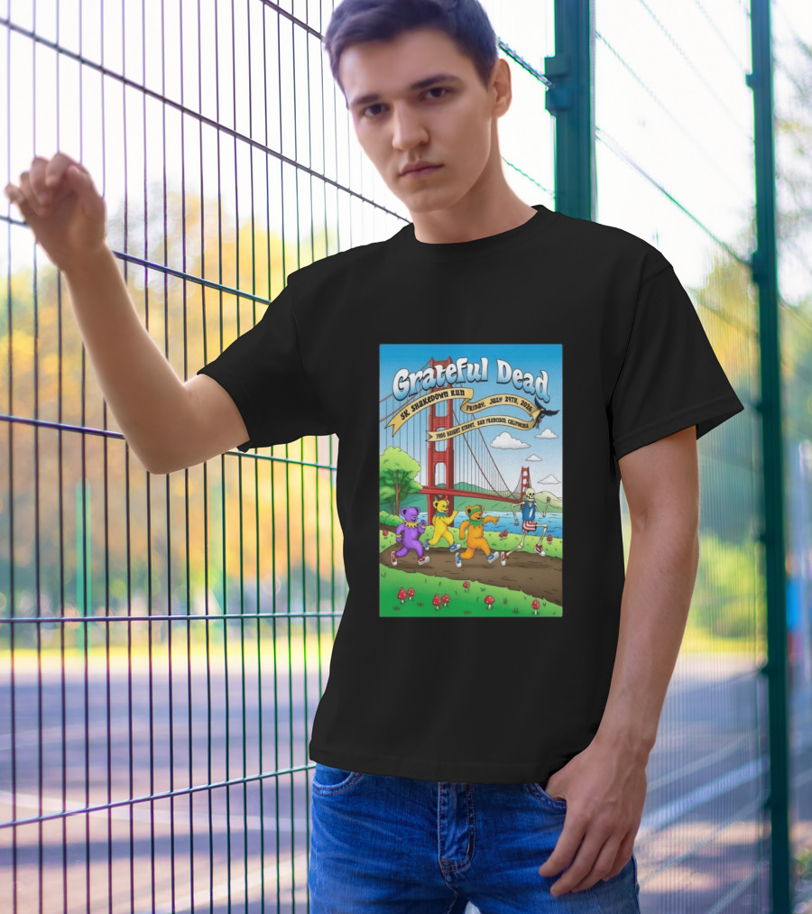 Grateful Dead 5K Shakedown Run July 24 2026 San Francisco California T-Shirt