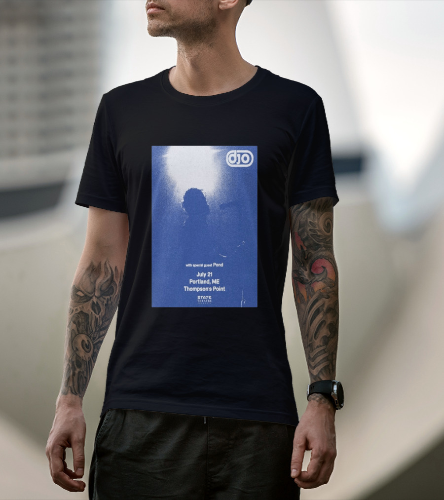 Djo July 21 Portland ME Thompson's Point State Theatre With Special Guest Pond T-Shirt