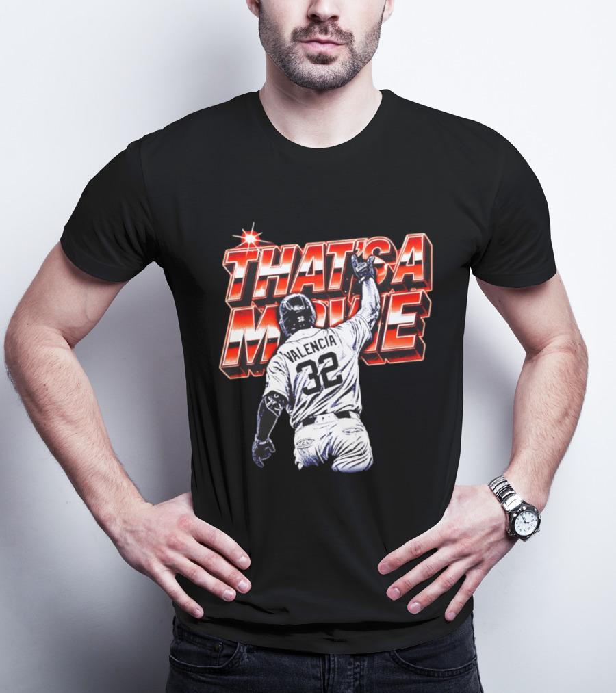 Eduardo Valencia 32 Detroit Tigers That's A Movie T-Shirt