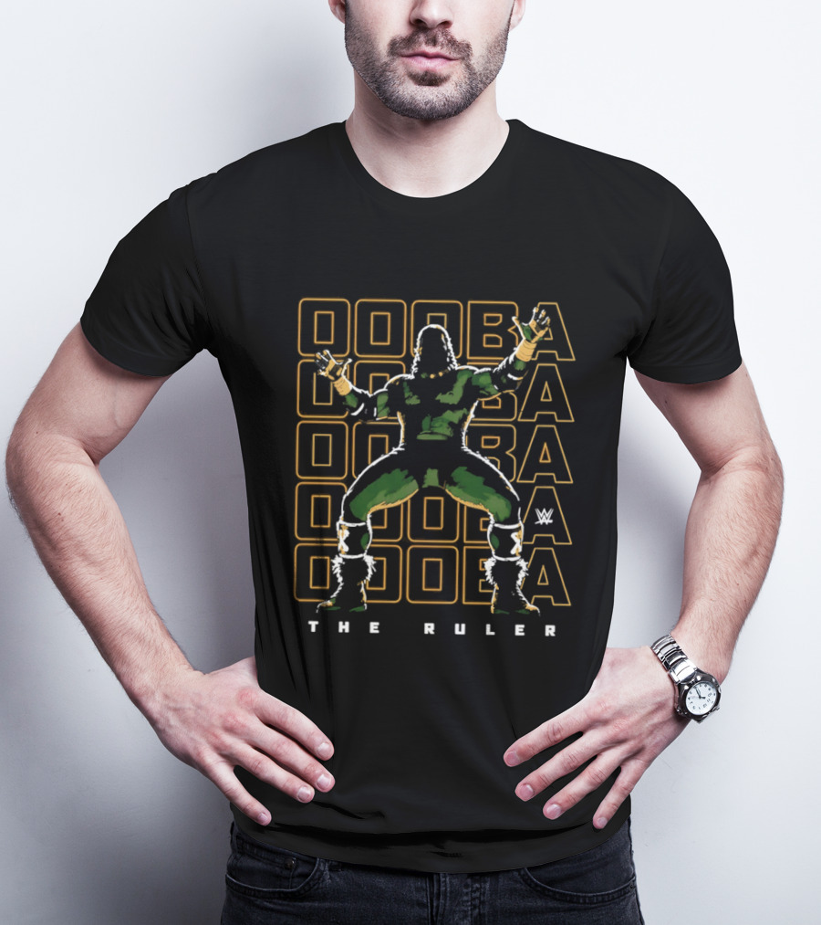 Ooba Chant Pose The Ruler WWE T-Shirt