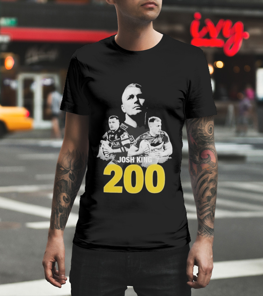 Josh King 200 Rugby Milestone T-Shirt