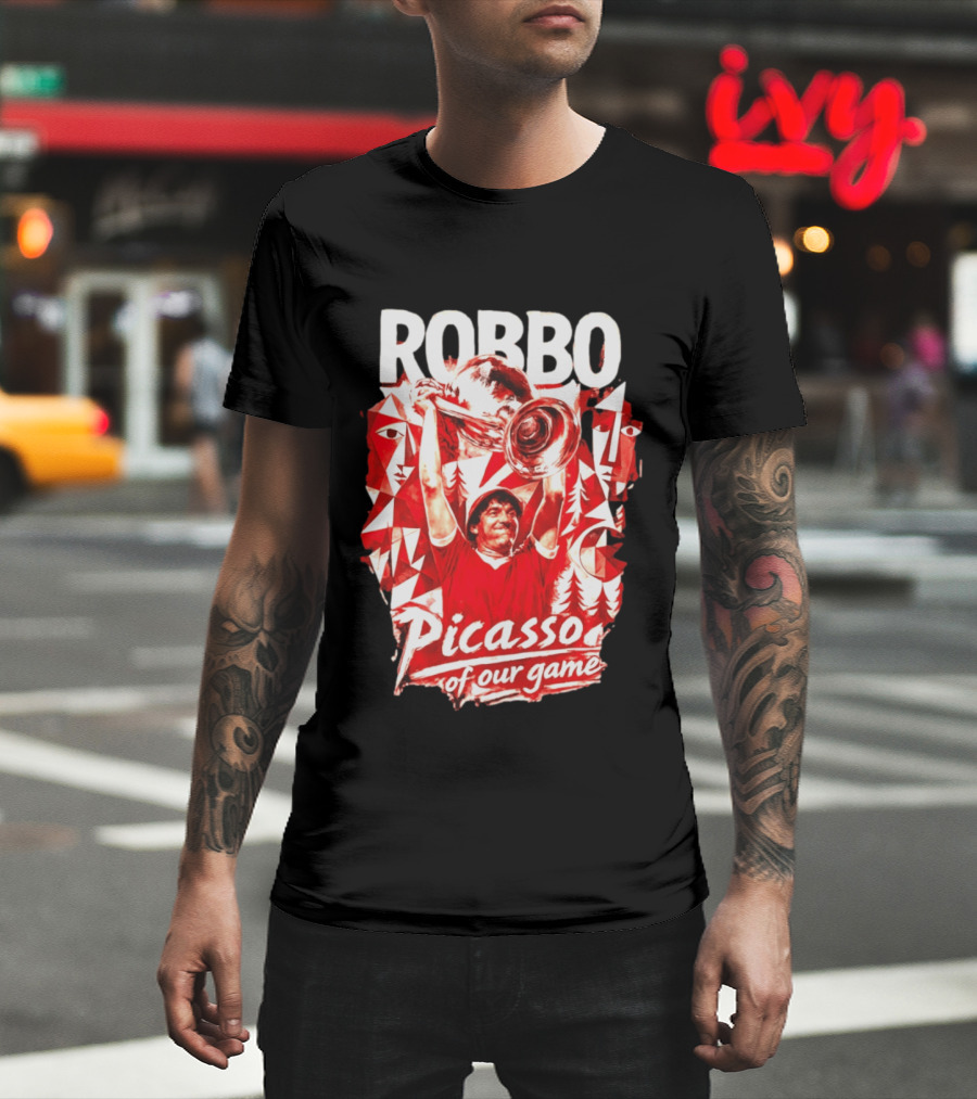 Robbo Picasso Of Our Game Nottm Forest Triumph Celebration T-Shirt