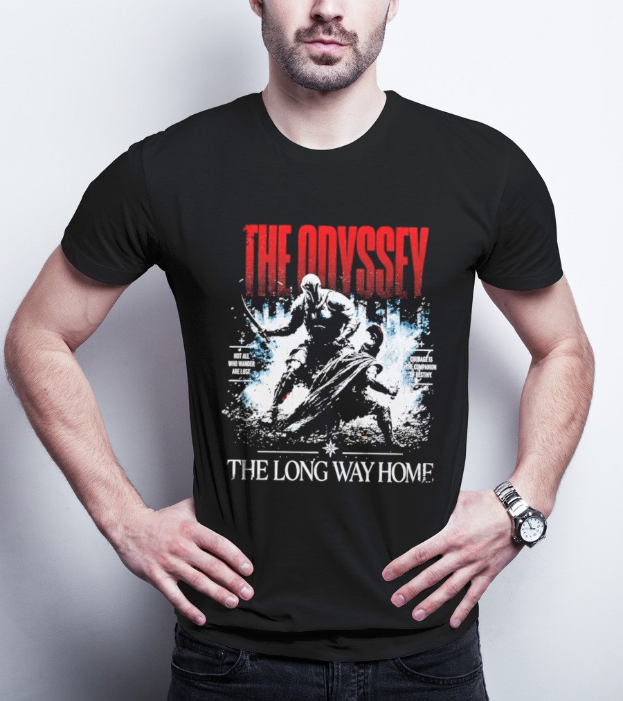 The Odyssey The Long Way Home Skiing Adventure T-Shirt