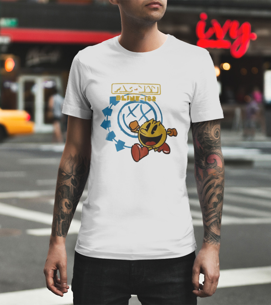 Pac Man Blink 182 San Diego Comic Con 2026 Collaboration T-Shirt