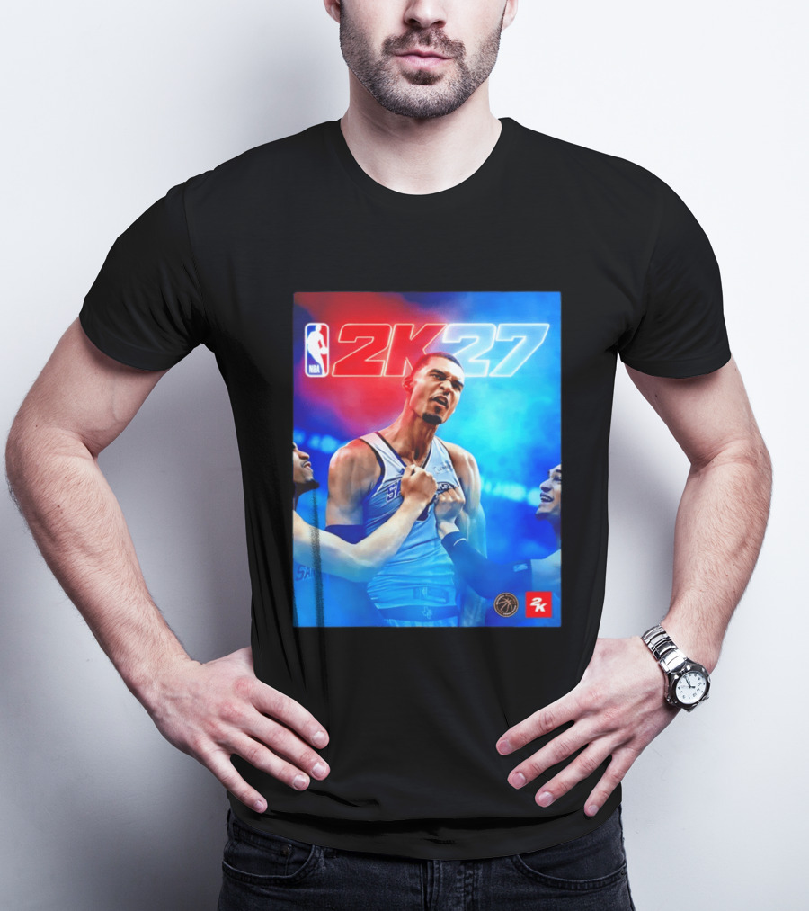 NBA 2K27 Victor Wembanyama San Antonio Spurs T-Shirt