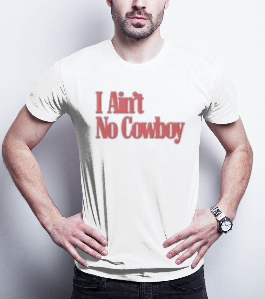 Luke Combs Nicole I Ain't No Cowboy Bold Red T-Shirt