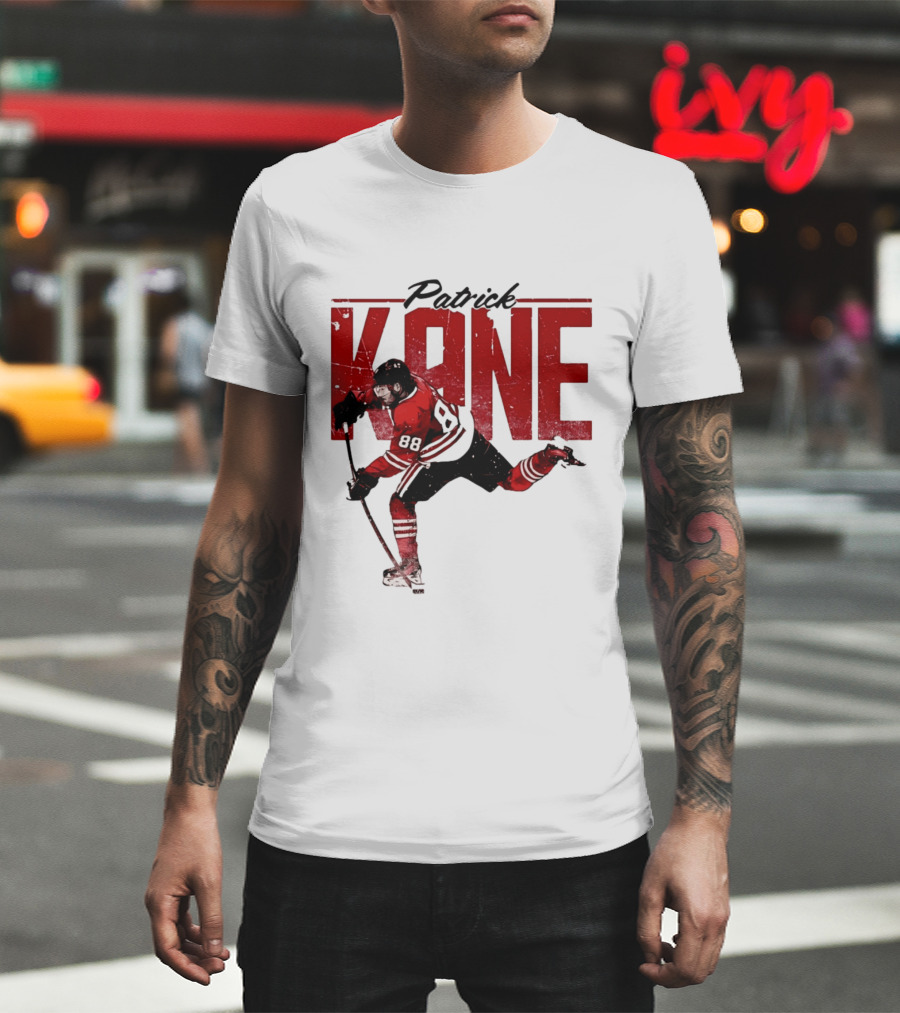 Patrick Kane 88 Chicago Blackhawks Hockey Player T-Shirt