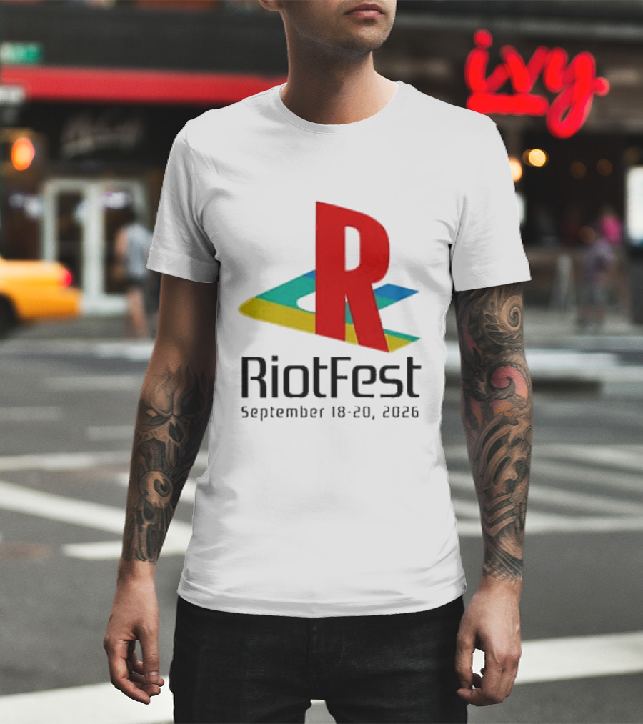 Riot Fest 2026 September 18 20 Colorful R T-Shirt
