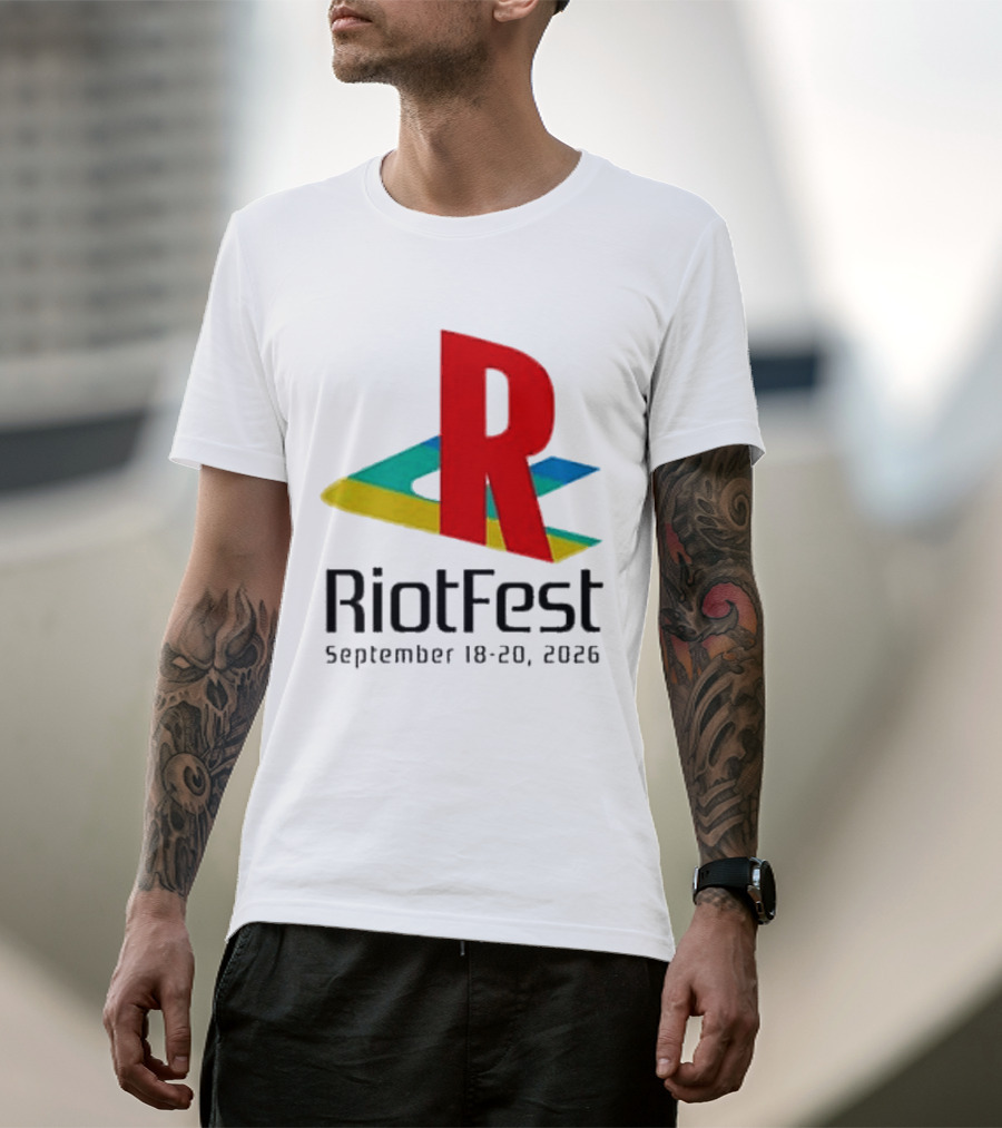 Riot Fest 2026 September 18 20 Colorful R T-Shirt