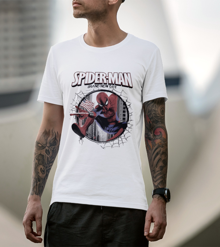 Spider Man Brand New Day Web Slinging T-Shirt