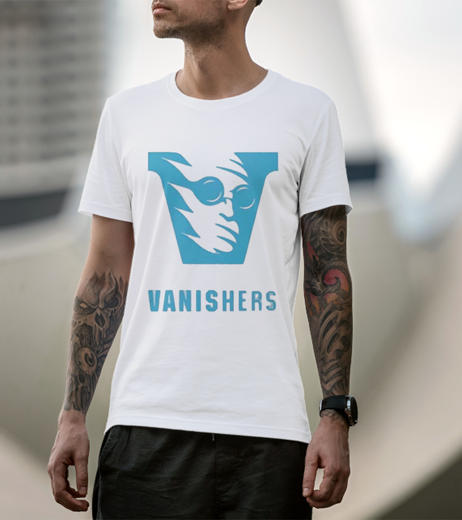 Sussex Vanishers Ghostly Specter Team Vanishers Blue T-Shirt