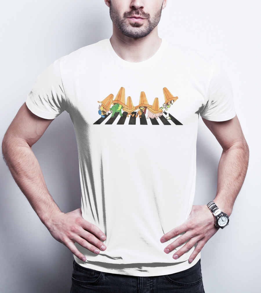 Toy Story Disney Family Trip Abbey Road 2026 Characters Crossing Road T-Shirt
