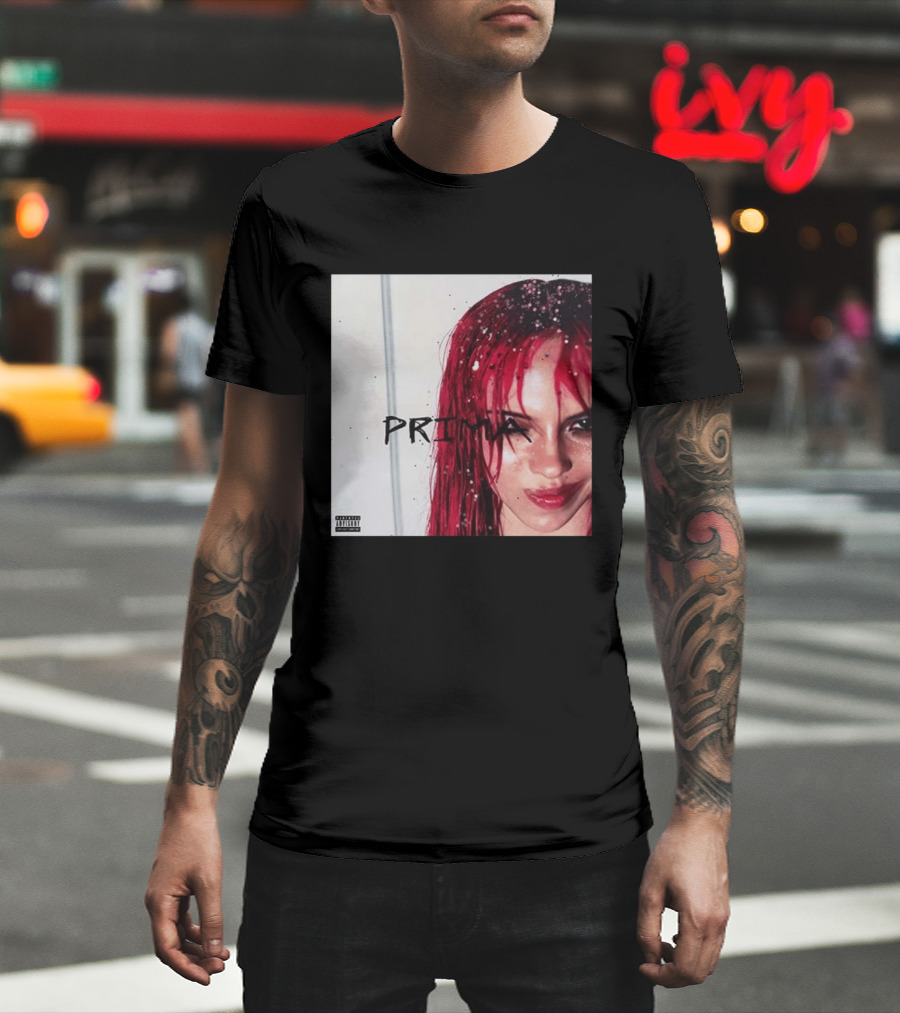 Adela Jergova Prima New Album Cover 2026 Pink Hair T-Shirt