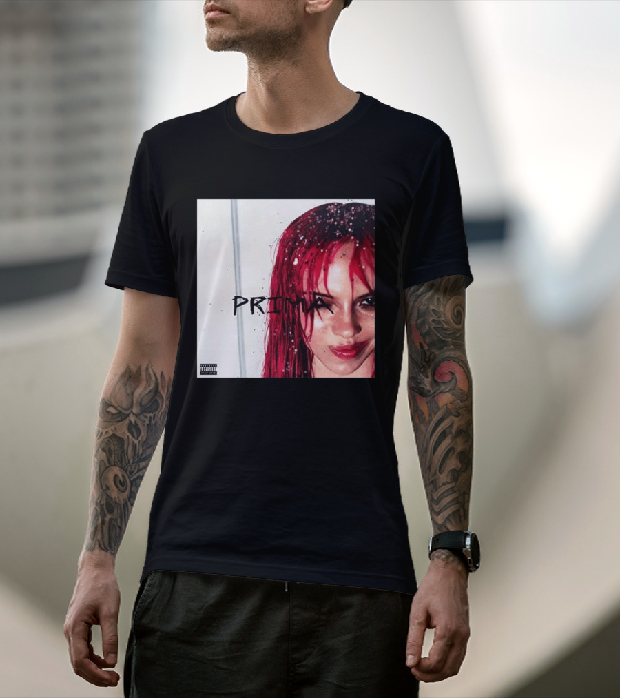 Adela Jergova Prima New Album Cover 2026 Pink Hair T-Shirt