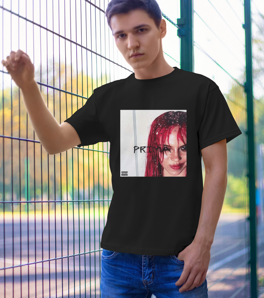 Adela Jergova Prima New Album Cover 2026 Pink Hair T-Shirt